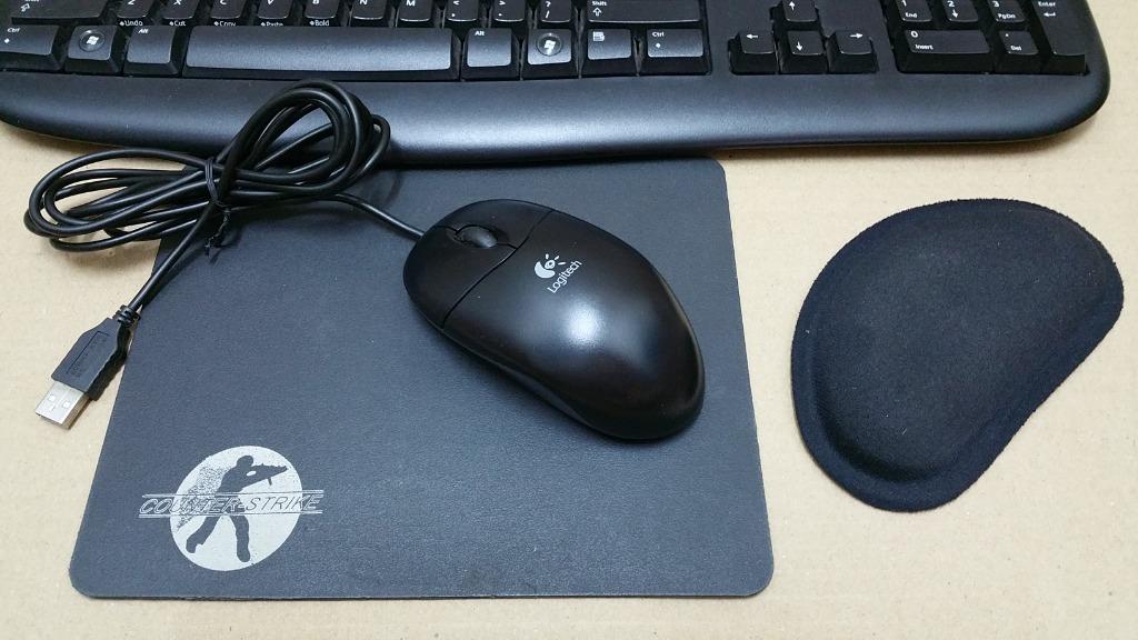 LOGITECH Keyboard Y-SZ49 & Mouse M-BT96A, Computers & Tech, Parts ...