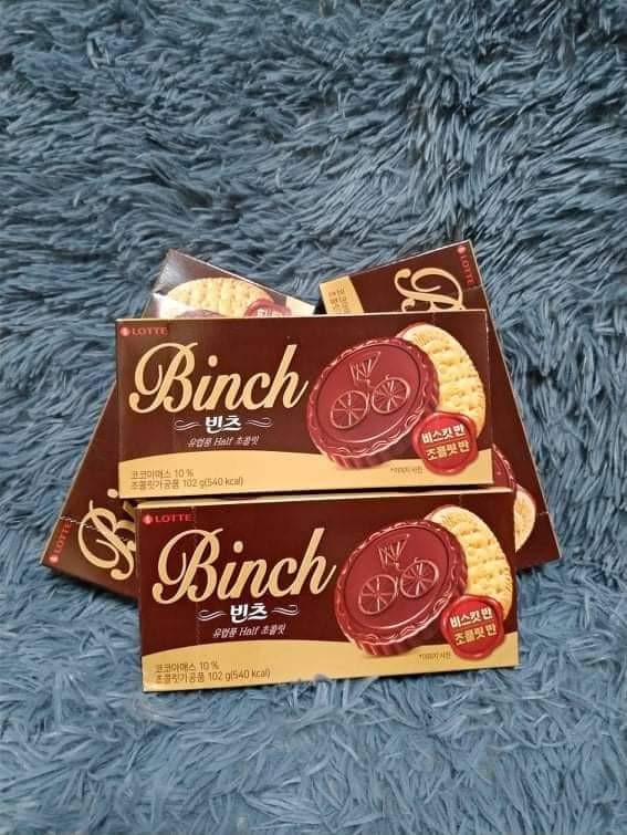 Lotte binch biscuits, Food & Drinks, Other Food & Drinks on Carousell