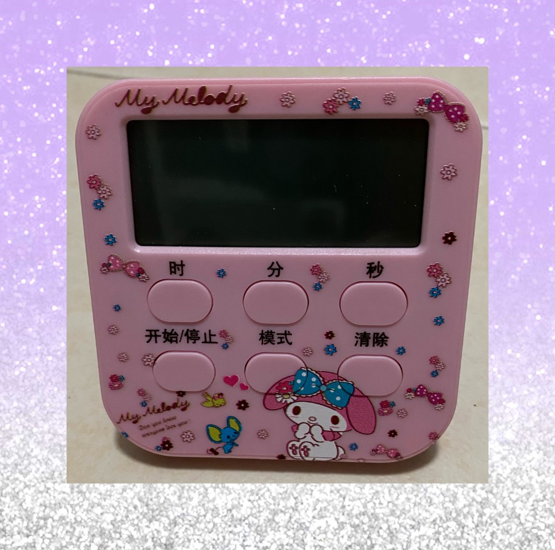 Melody Magnetic Digital Timer with Clock, Everything Else on Carousell