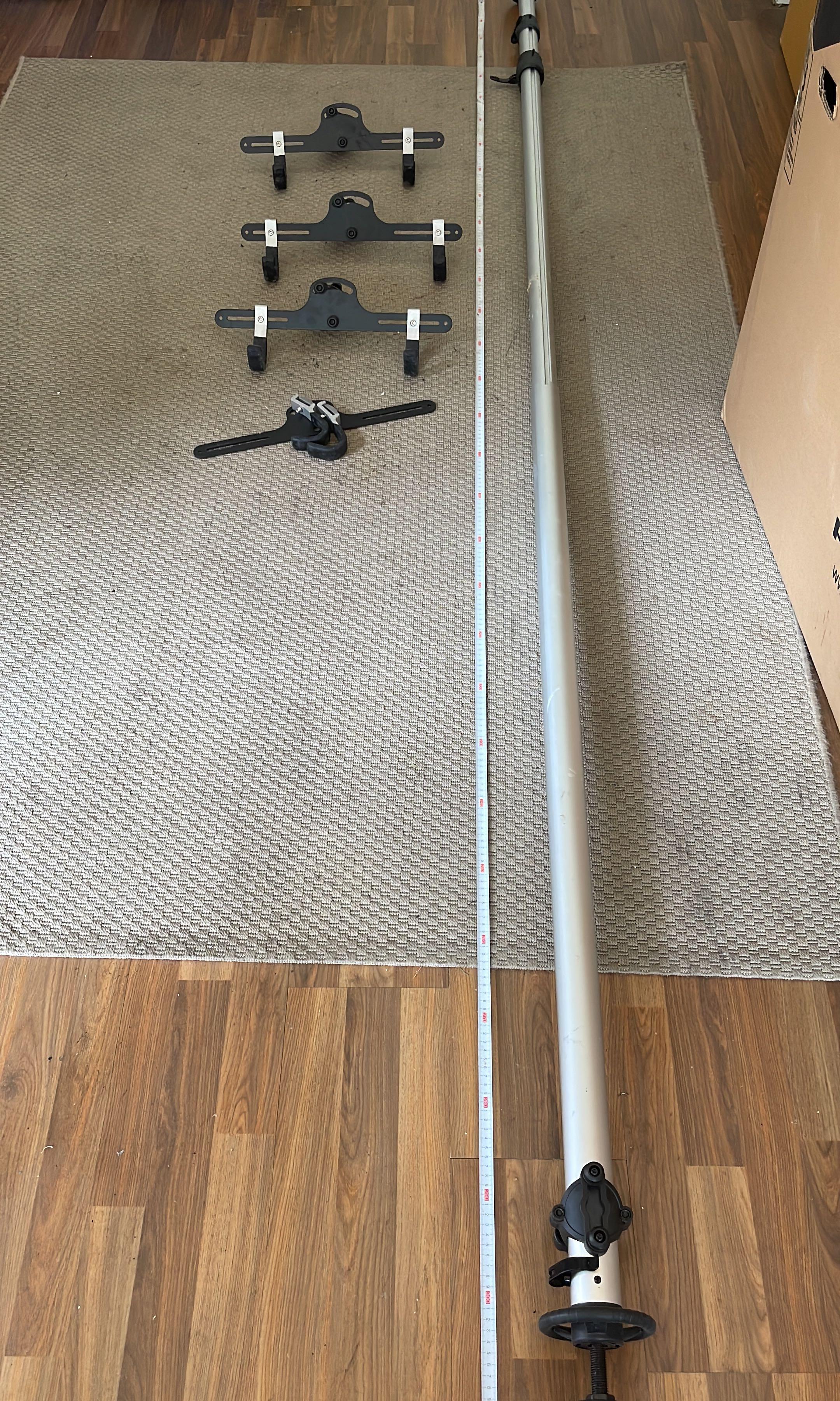 Bicycle pole rack- Merida 4M Telescopic Bicycle Parking Pole Rack Park ...