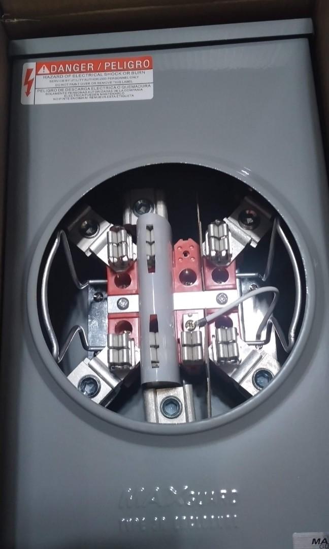 Meter base for Ge kWh meter, Commercial & Industrial, Construction ...