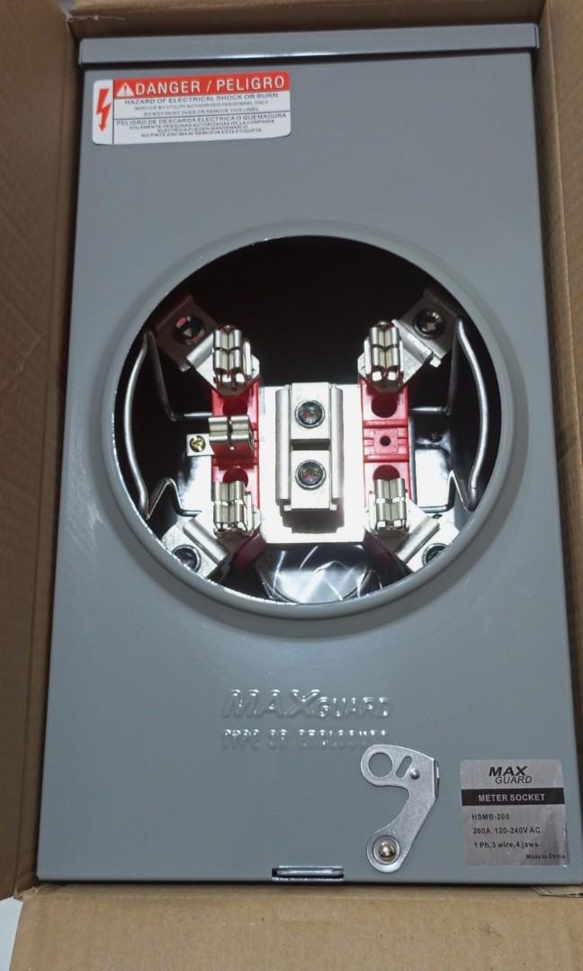 Meter base for Ge kWh meter, Commercial & Industrial, Construction ...