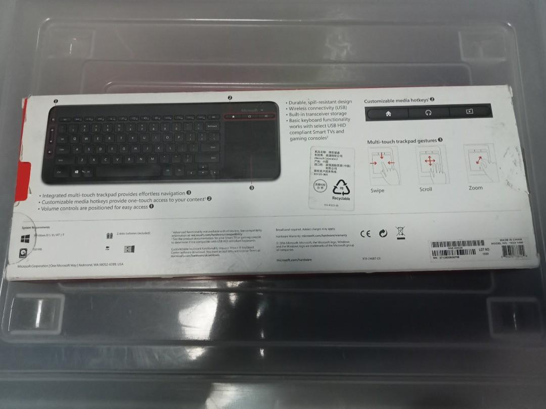 Microsoft All in one keyboard, Computers & Tech, Parts & Accessories ...