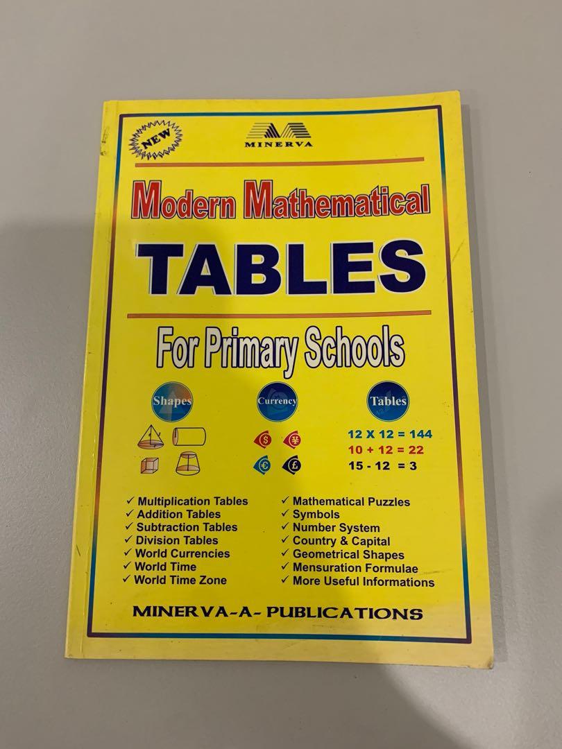 Modern Mathematical tables, Hobbies & Toys, Books & Magazines ...