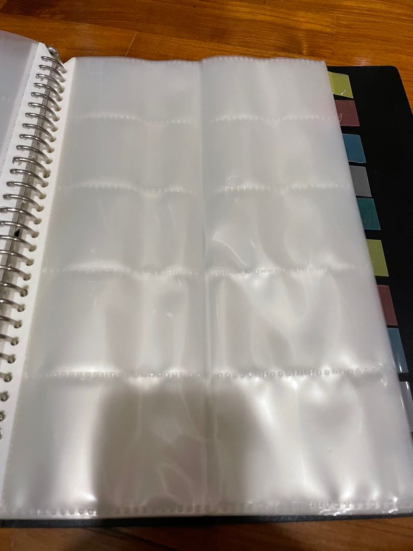 Name cards holder file | collectors cards storage, Hobbies & Toys ...