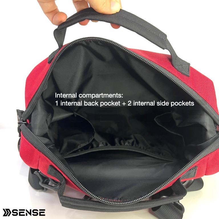 Red Velcro Design> Customise SENSE Commuter bag for Brompton/Pikes ...