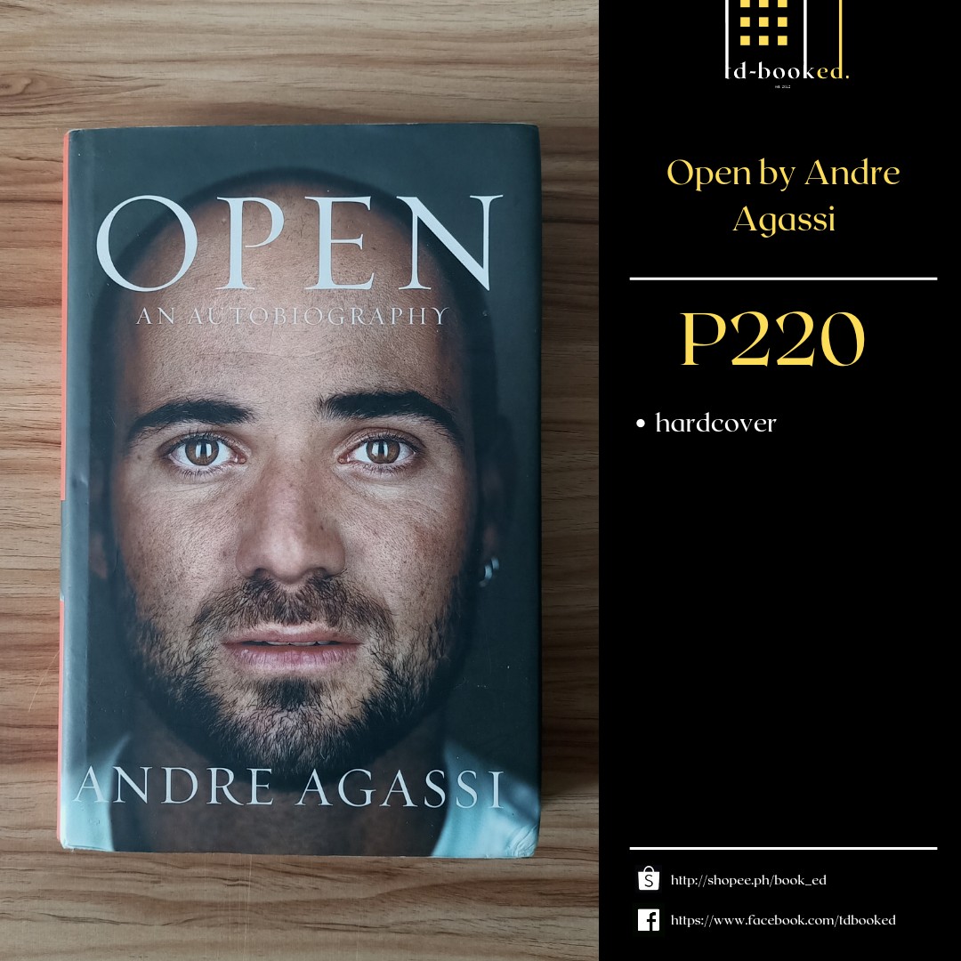 Open (HB) by Andre Agassi, Hobbies & Toys, Books & Magazines, Fiction ...