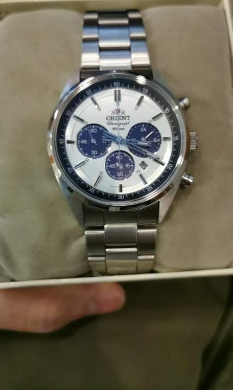 Orient Neo 70s Solar Panda Chronograph, Men's Fashion, Watches ...