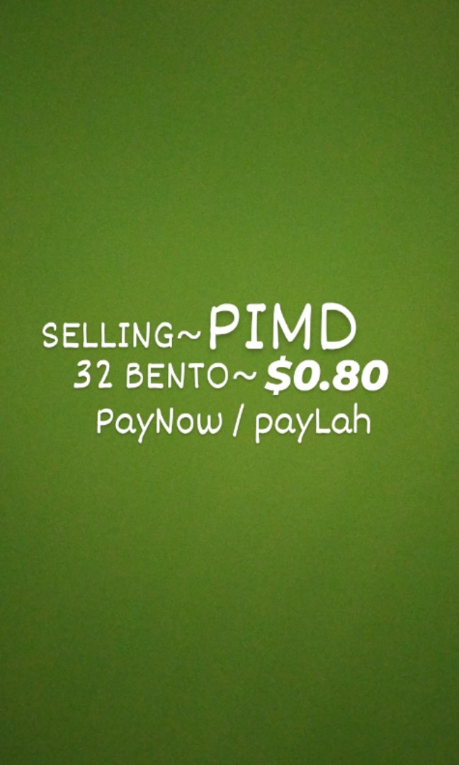 Pimd Bento, Video Gaming, Gaming Accessories, In-Game Products on Carousell