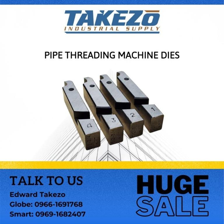 Pipe Threading Machine Dies, Commercial & Industrial, Industrial ...