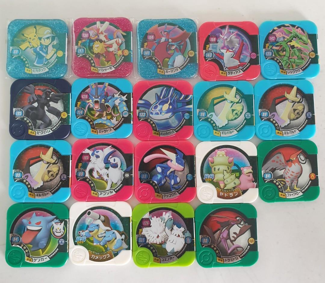 Pokemon square chips, Hobbies & Toys, Toys & Games on Carousell