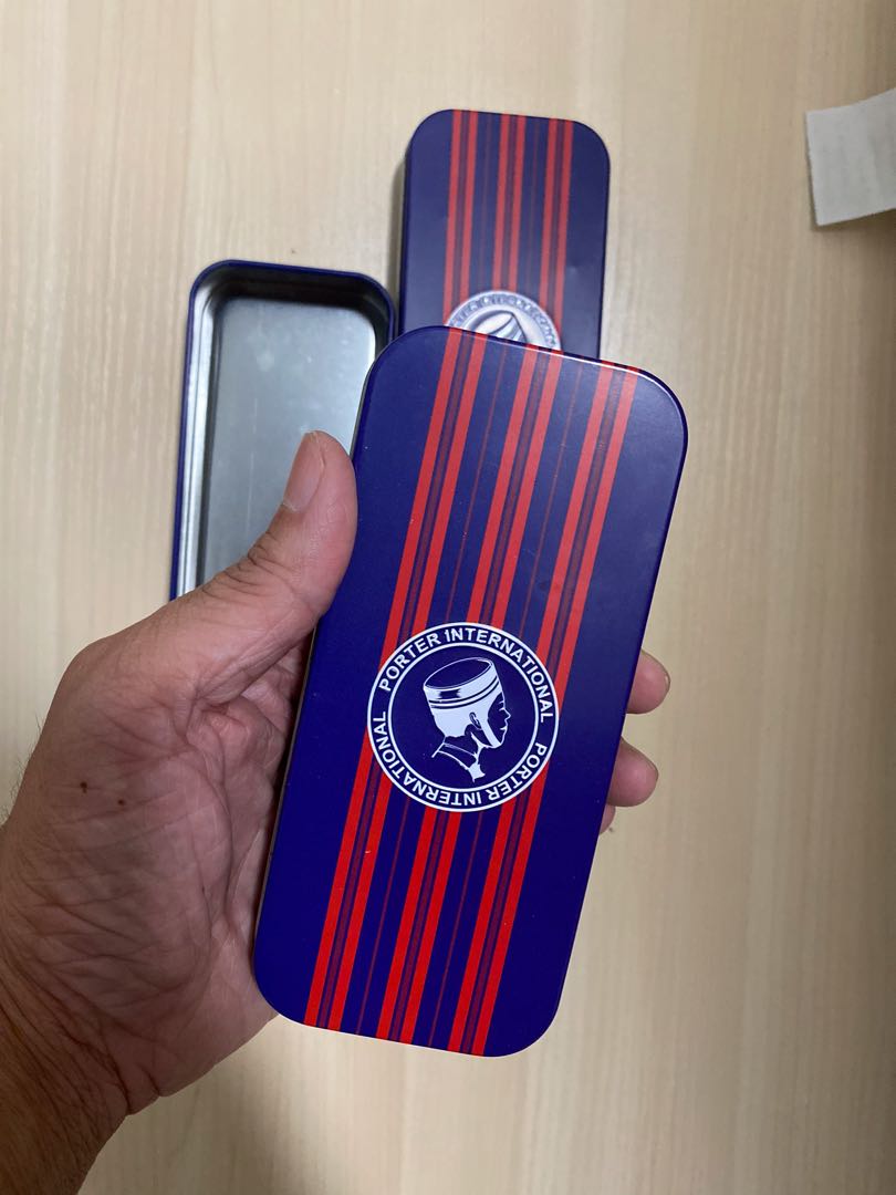 Porter International Metal Box 鐵盒, 傢俬＆家居, 其他, 收納箱及袋 - Carousell