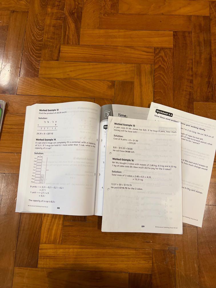 Primary 4 P4 Modular Worksheets Maths, Hobbies & Toys, Books ...