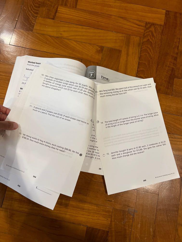 Primary 4 P4 Modular Worksheets Maths, Hobbies & Toys, Books ...