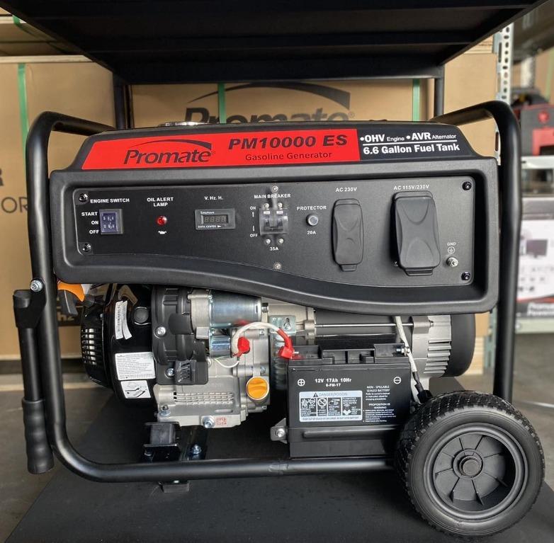 Promate PM10000.2 ES Gasoline Generator, Commercial & Industrial ...