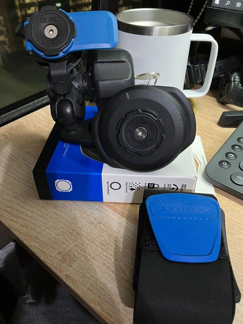 Quad lock & Ram mount set, Motorcycles, Motorcycle Accessories on Carousell