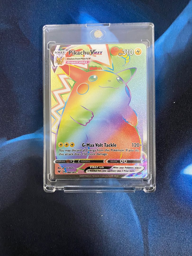 Rainbow Pikachu Vmax, Hobbies & Toys, Toys & Games on Carousell