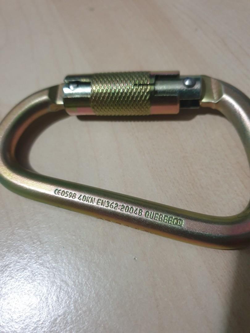 Rope access carabiner 40KN, Sports Equipment, Other Sports Equipment ...