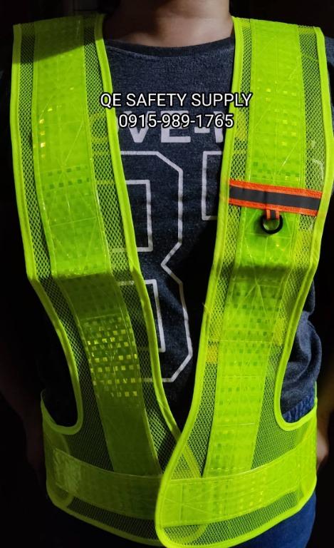 Safety Vest QQV 20 Neon Green Reflector, Commercial & Industrial ...