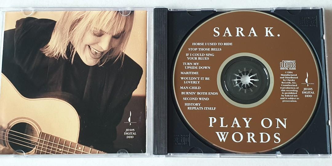 Sara K ~ Play On Words ( MFD BY JVC ) ( CHESKY RECORDS ) CD, Hobbies & Toys, Music & Media, CDs ...