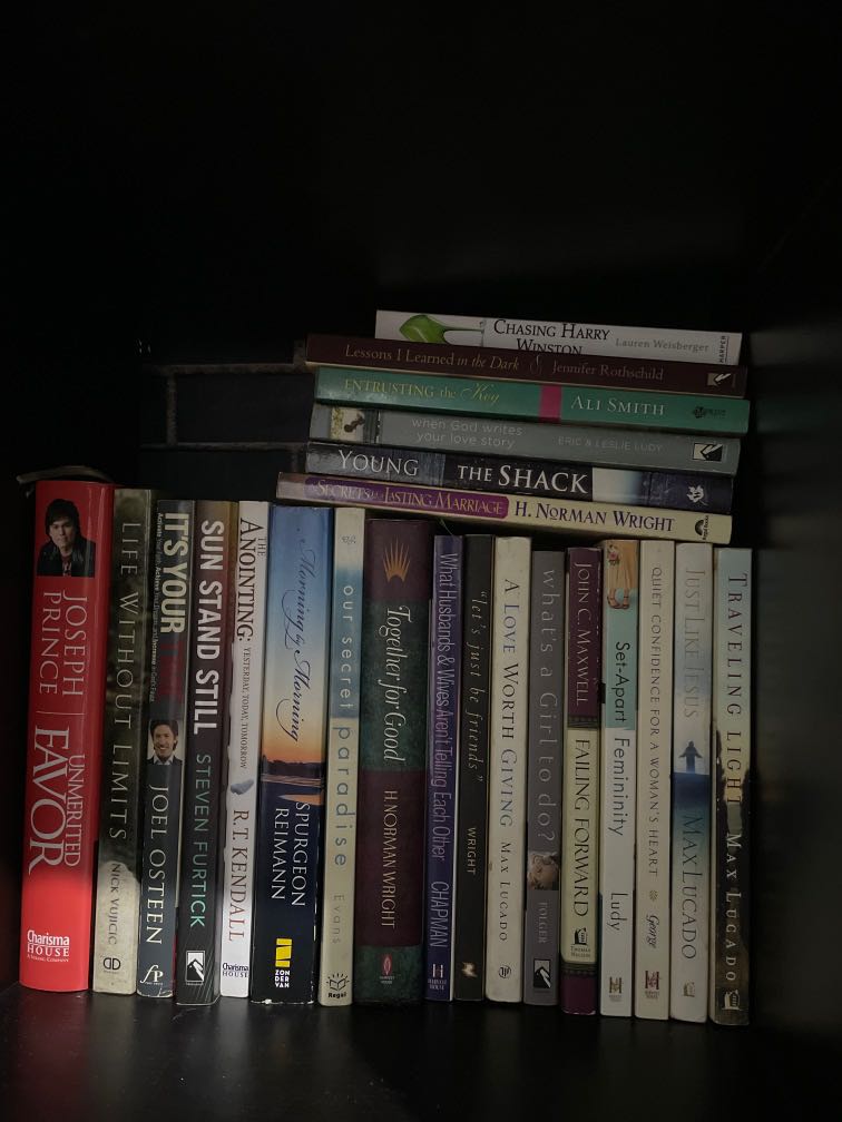 Self help books marriage growth pastor Joseph prince joel Osteen lucado ...