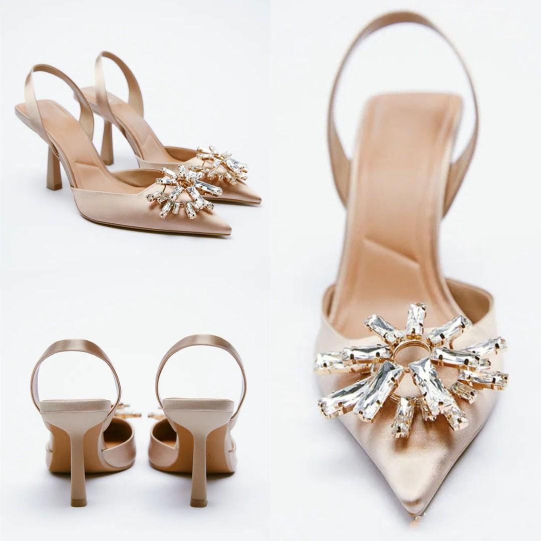 Sepatu ZARA High Heels Shoes, Fesyen Wanita, Sepatu di Carousell