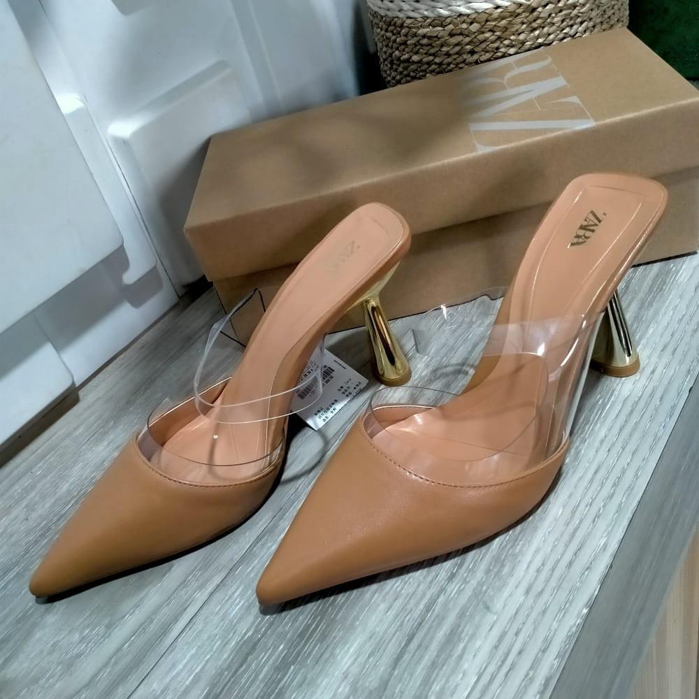 Sepatu ZARA High Heels Shoes, Fesyen Wanita, Sepatu di Carousell