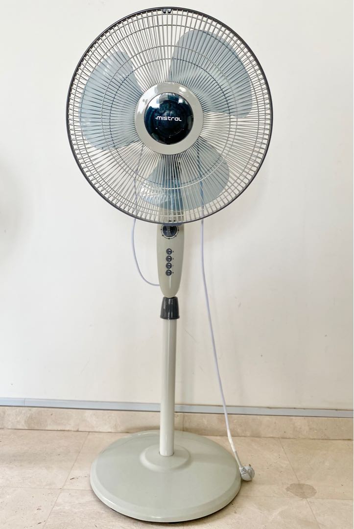Tall one: Standing Fan mistral cleaned , TV & Home Appliances, Air ...