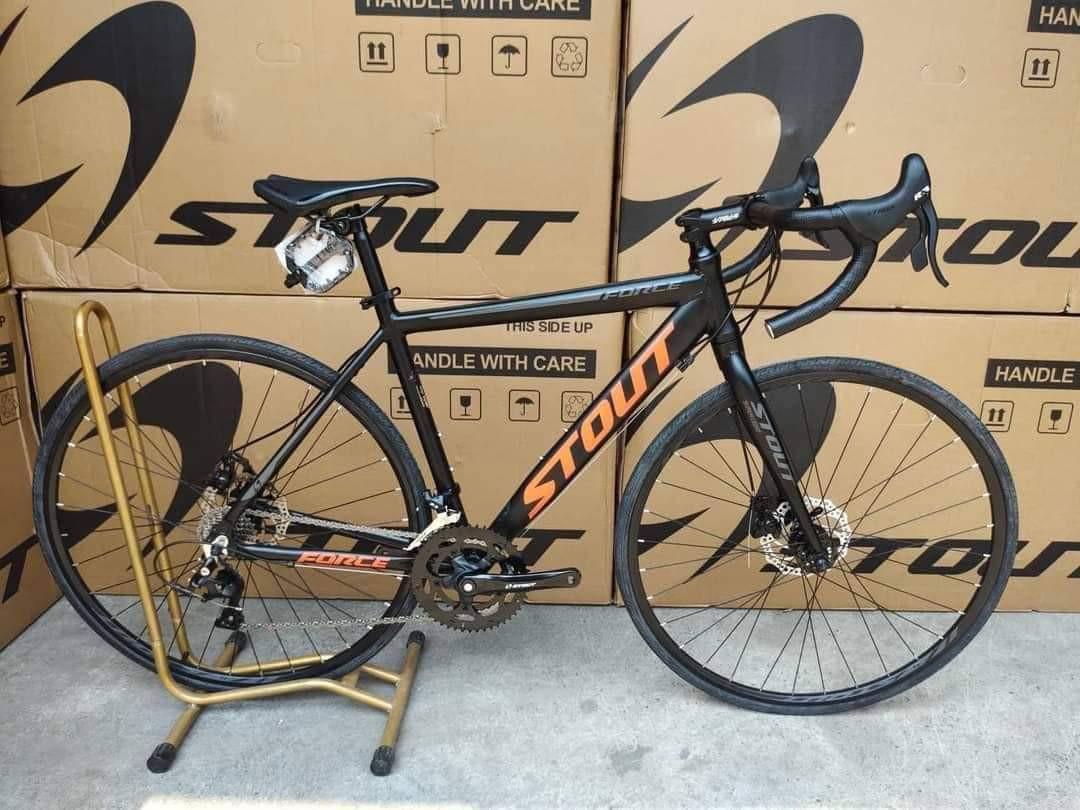 STI Roadbike 2x8 Alloy Mechanical Disc brakes 700x25c, Sports Equipment ...