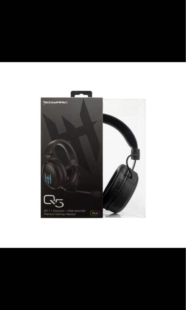 Tecware Q571 / Q5 series RGB HD 7.1 Surround + Wide Band Mic Premium ...