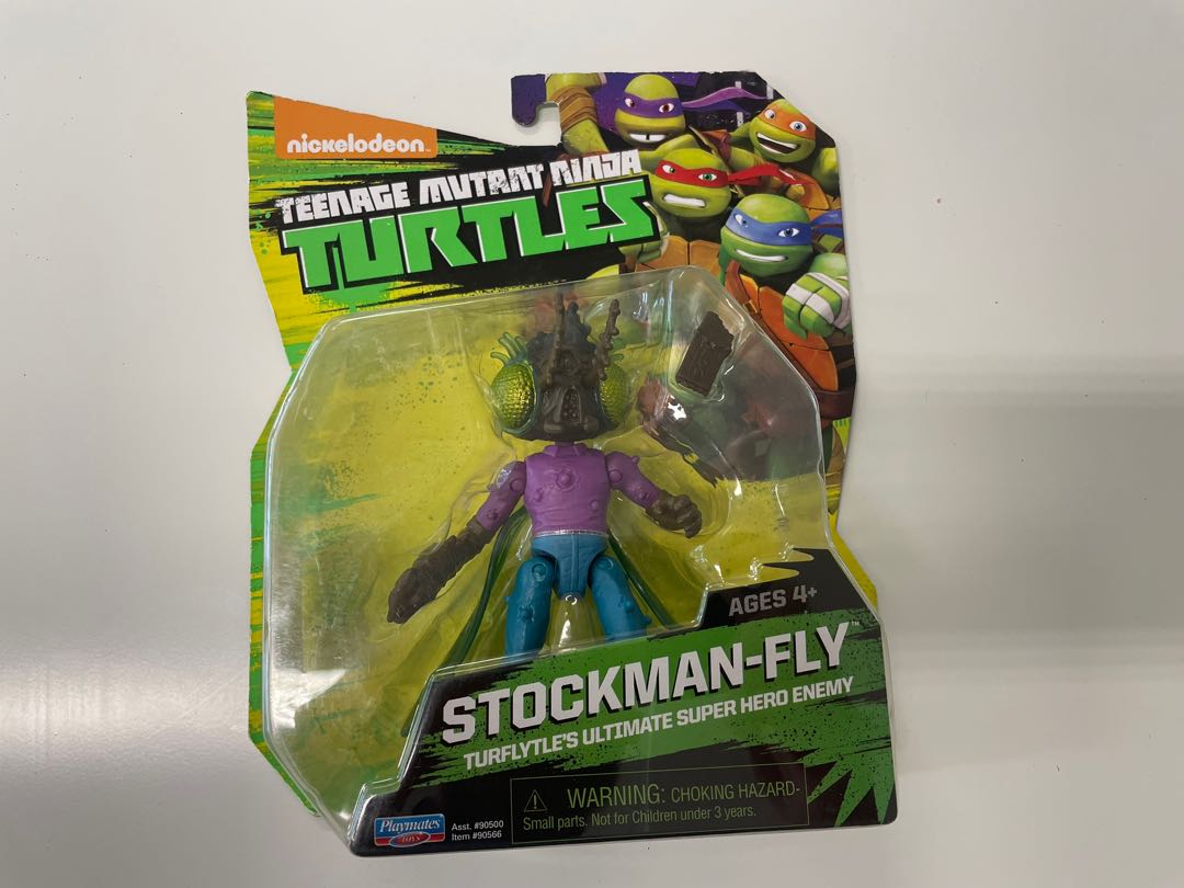TMNT stockman-fly RARE Nickelodeon Teenage mutant ninja turtle figure ...
