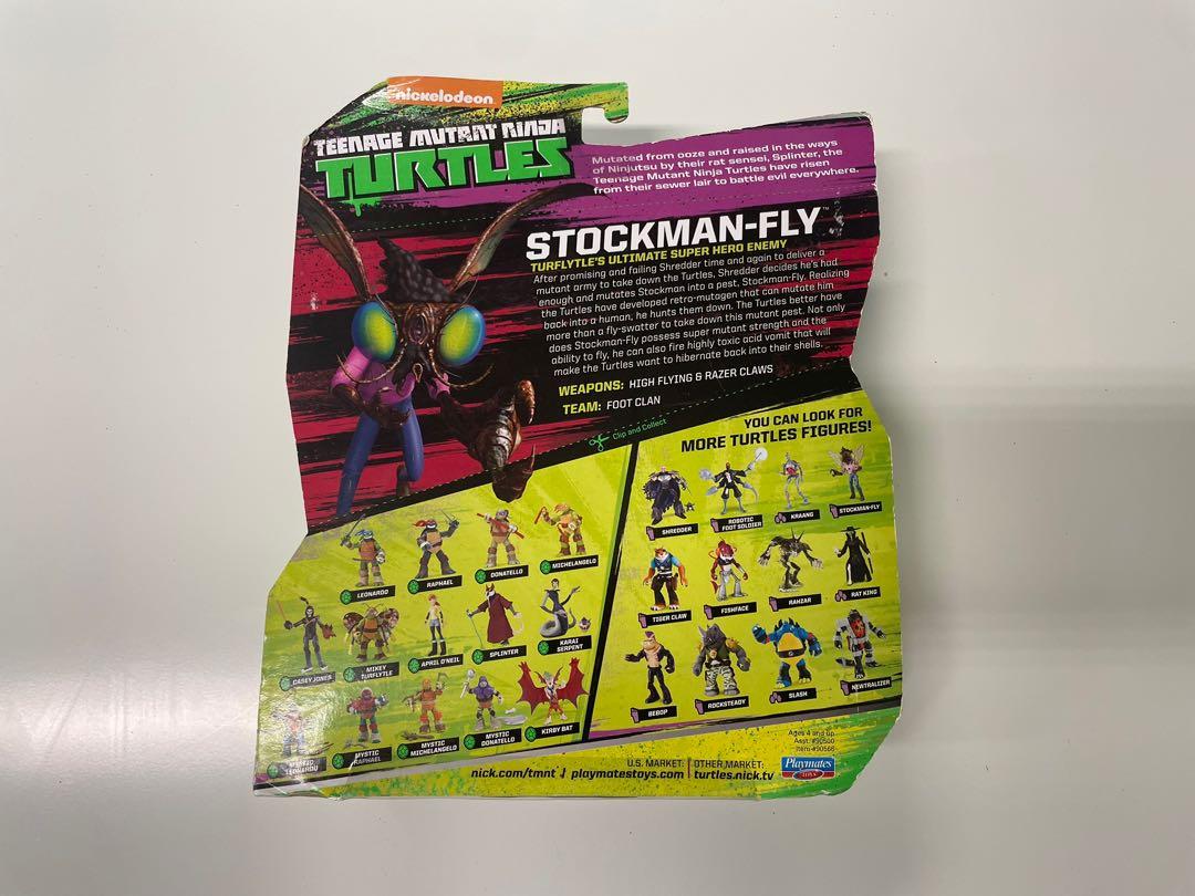 TMNT stockman-fly RARE Nickelodeon Teenage mutant ninja turtle figure ...