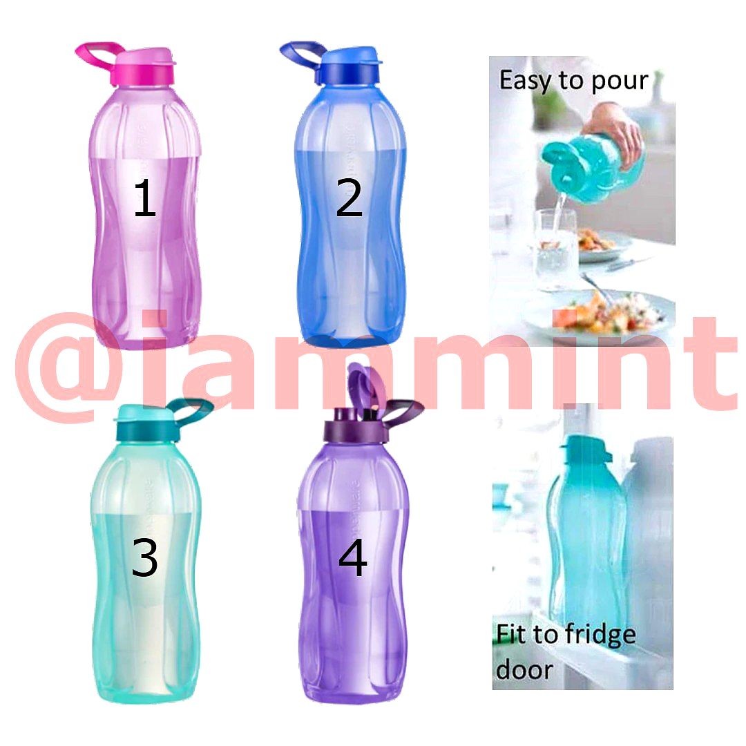Tupperware 2L Giant Eco Water Bottle Container with Detachable Hand ...