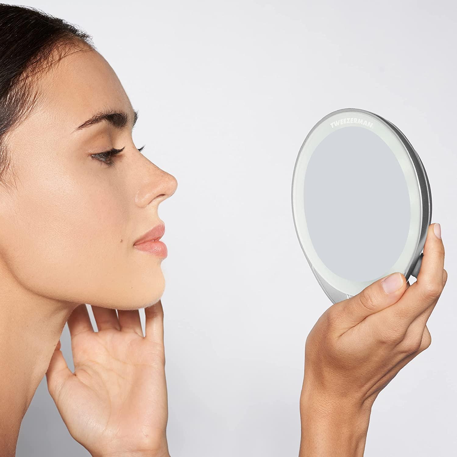 Tweezerman Adjustable Lighted Mirror, Furniture & Home Living, Home ...