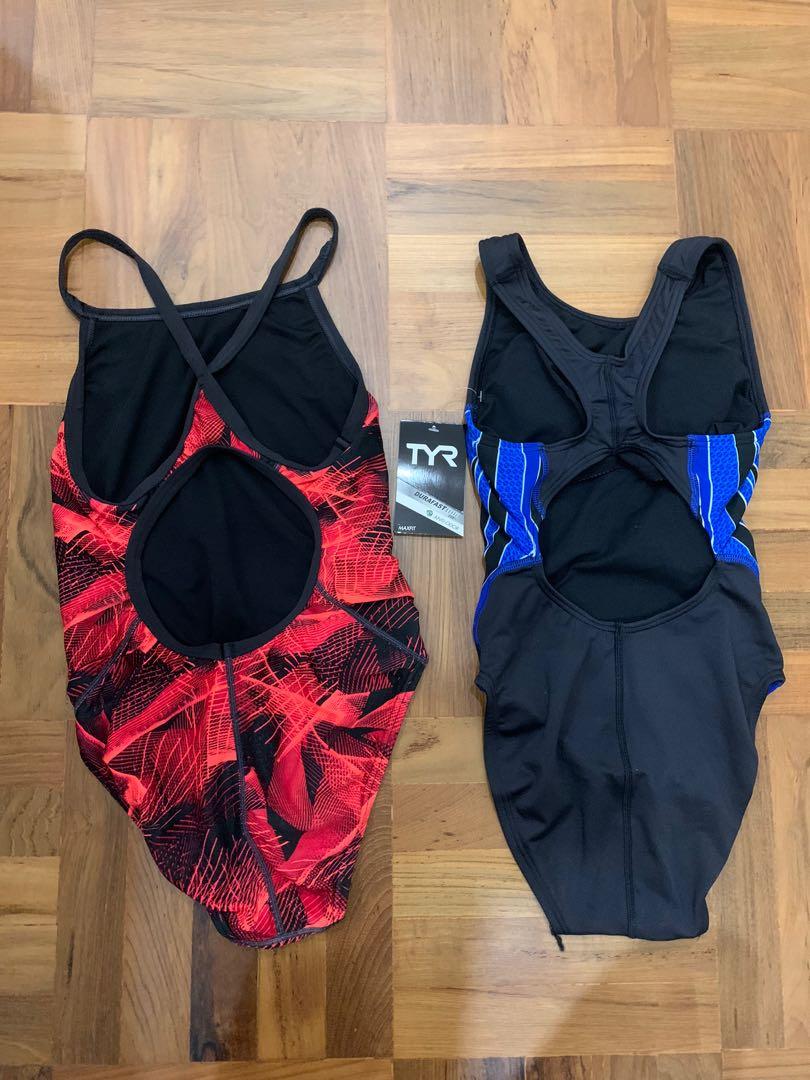 TYR Swimming costume women, Men's Fashion, Activewear on Carousell