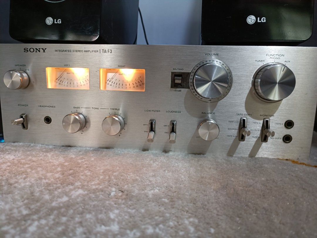 Ultra-rare Sony Amplifier TA-F3, Audio, Soundbars, Speakers ...