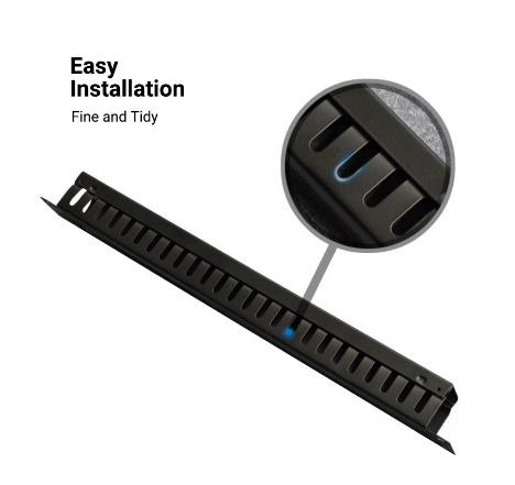 Under Desk Cable Management Tray Horizontal Mount Server Rack Open 24 ...