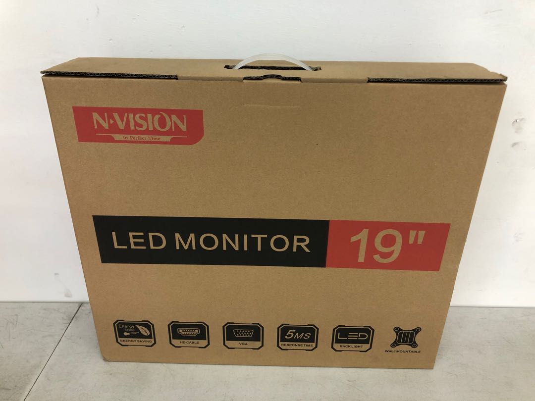 V190H (N.Vision brand), Computers & Tech, Parts & Accessories, Monitor ...