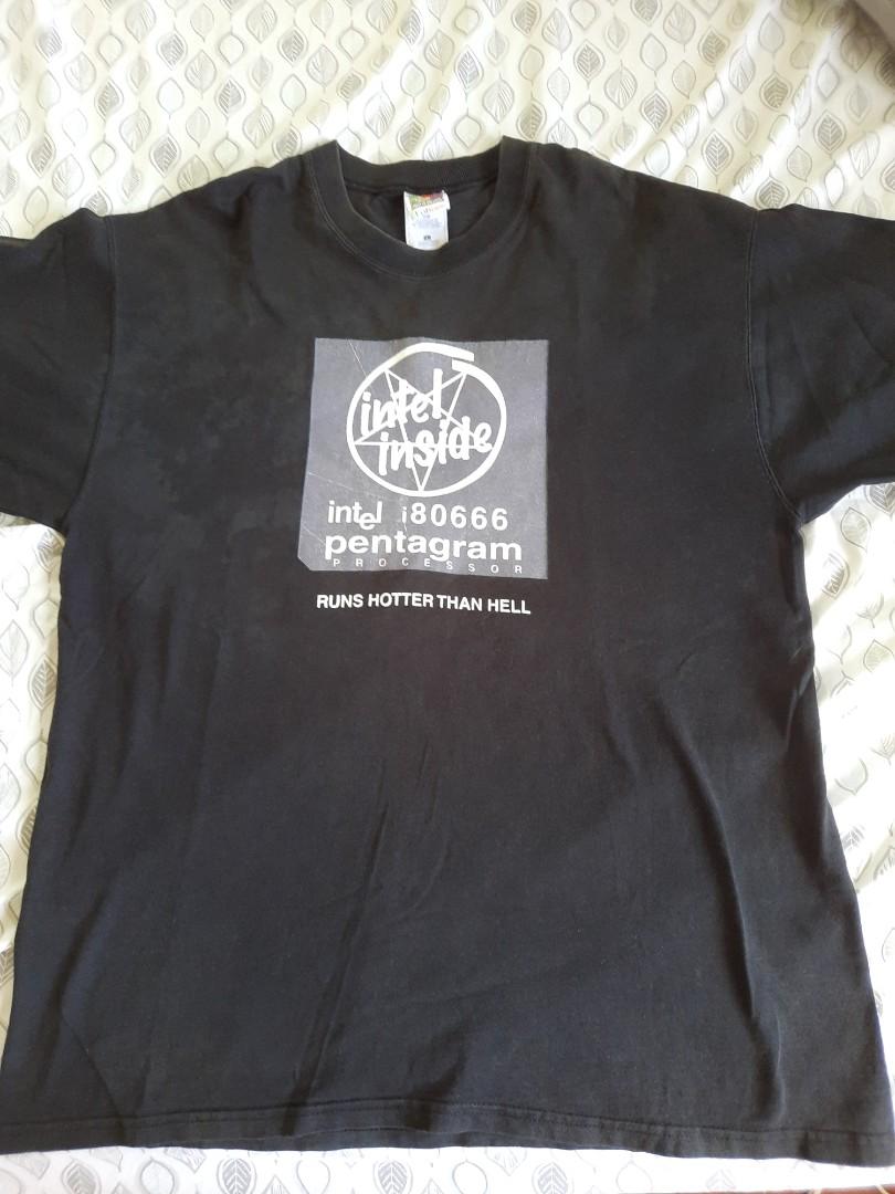 Vintage 90s Intel Bill Gates Humor Tee Shirt, Men's Fashion, Tops ...