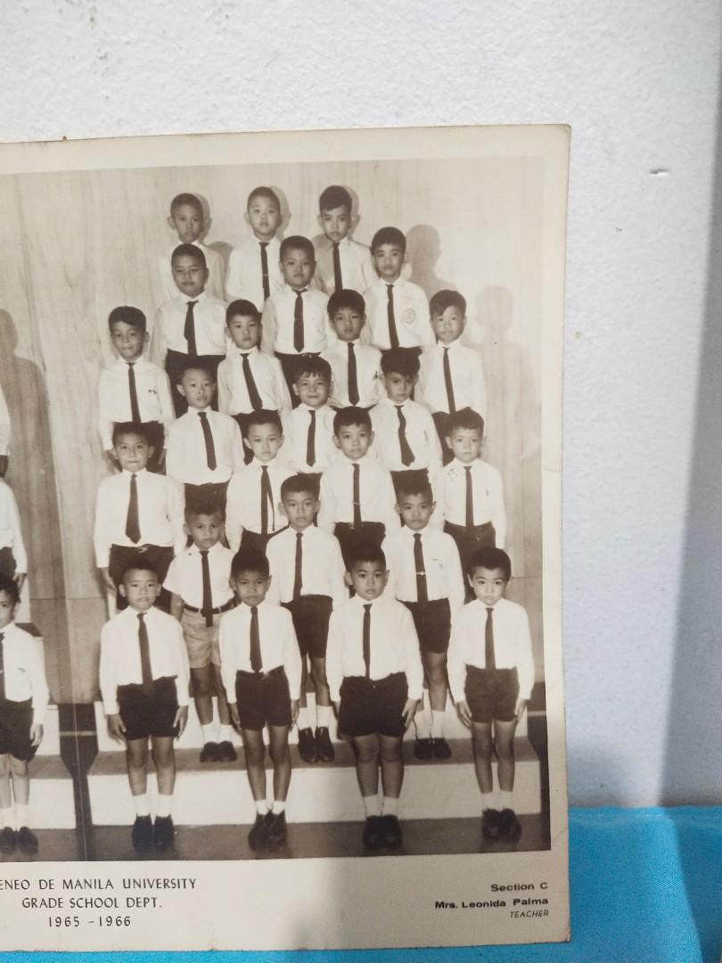 vintage "Ateneo de Manila Grade School" Class Picture & 1st Holy ...