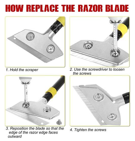 WALL SCRAPER/ LONG HANDLE WALL SCRAPER/ STICKER REMOVER SCRAPER ...