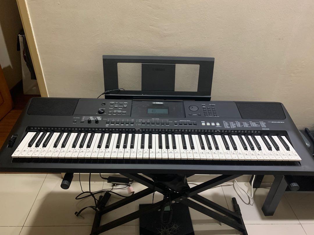 Yamaha Keyboard EW400 with Box, Hobbies & Toys, Music & Media, Musical ...