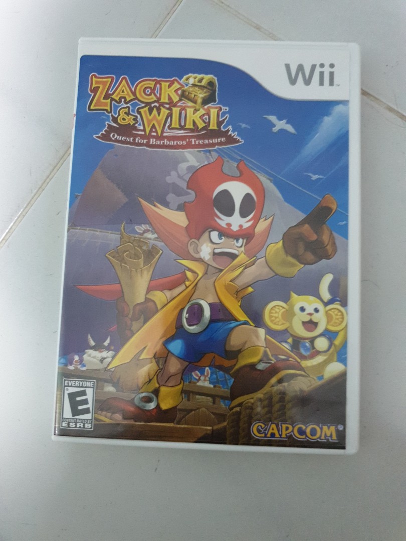 Zack & Wiki Quest for Barbarus' Treasure Wii Game, Video Gaming, Video ...