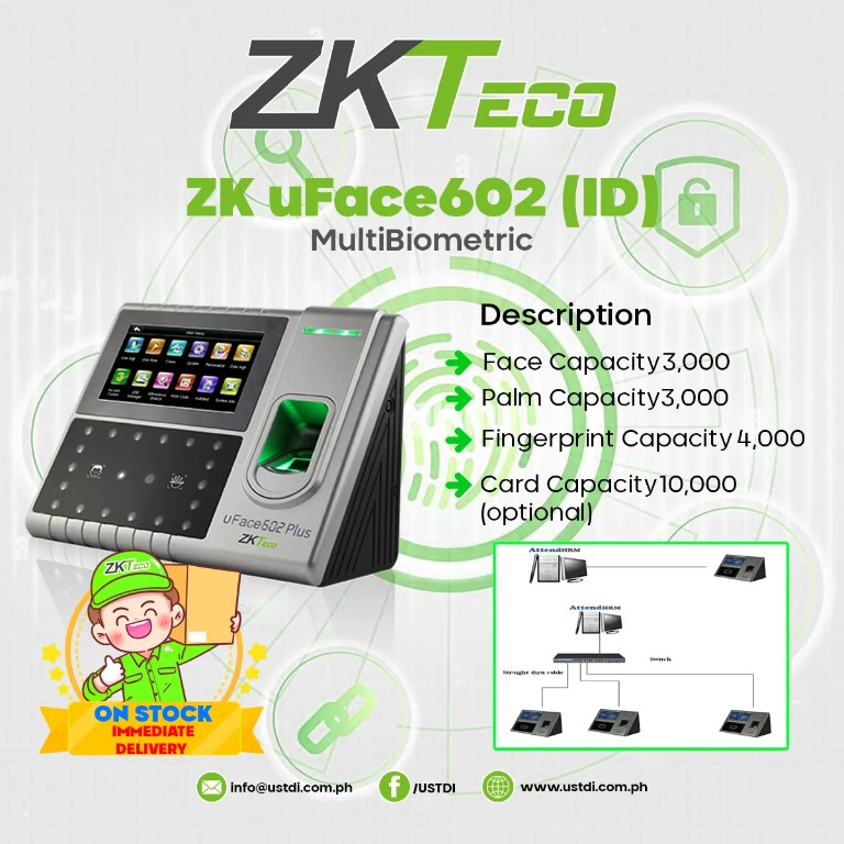 ZK uFace602 (ID), Computers & Tech, Office & Business Technology on ...