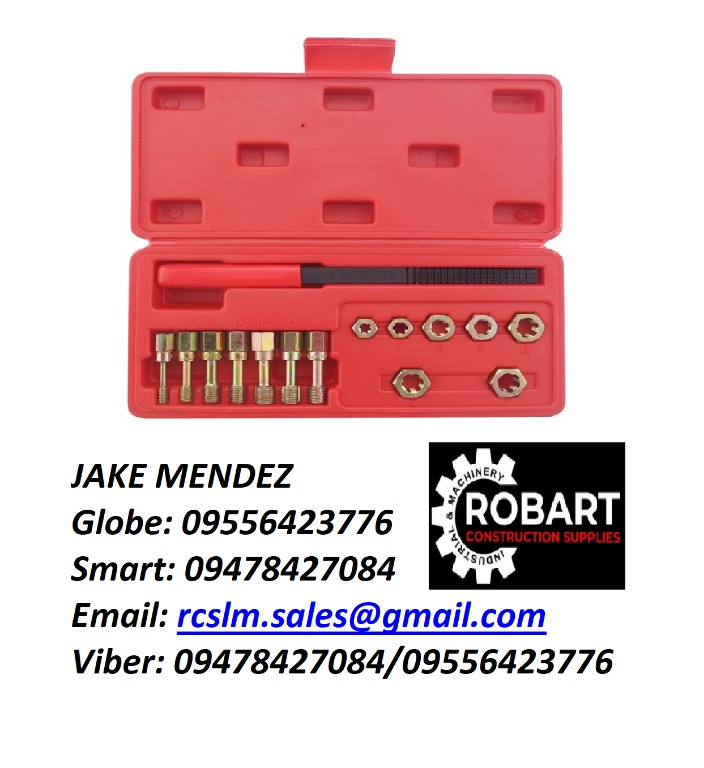 15PCS MASTER RETHREADER TAP AND DIE KIT (METRIC), Commercial ...