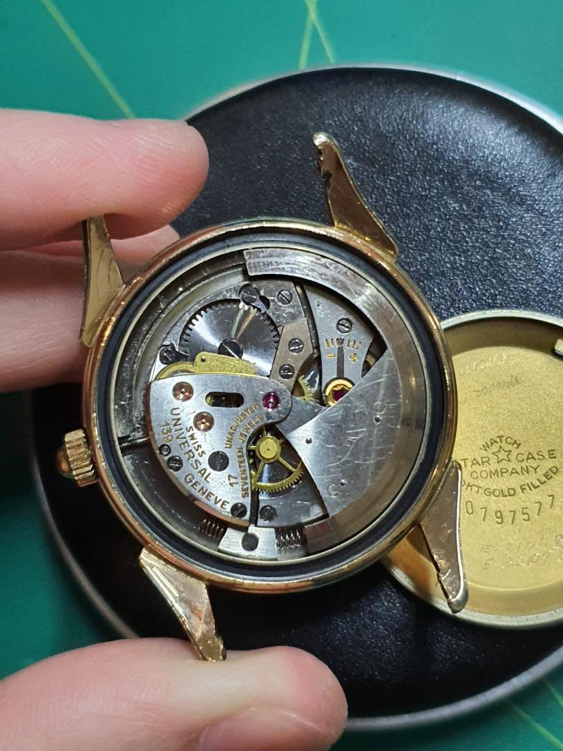 1950s Universal Geneve Bumper automatic vintage watch rare, Men's Fashion, Watches & Accessories ...