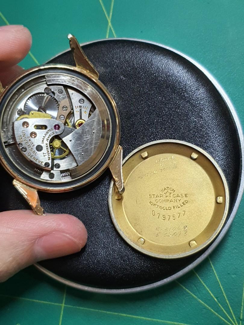 1950s Universal Geneve Bumper automatic vintage watch rare, Men's Fashion, Watches & Accessories ...