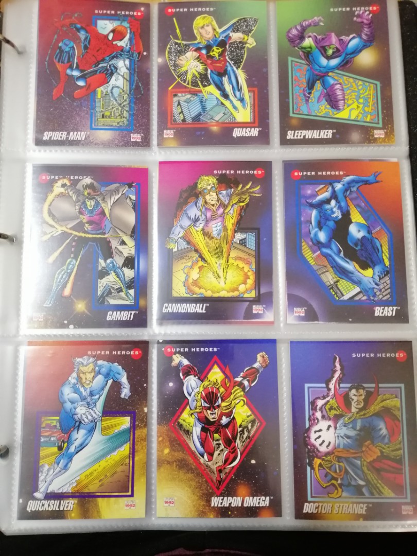 1992 Marvel Impel Cards 1 of 3, Hobbies & Toys, Toys & Games on Carousell