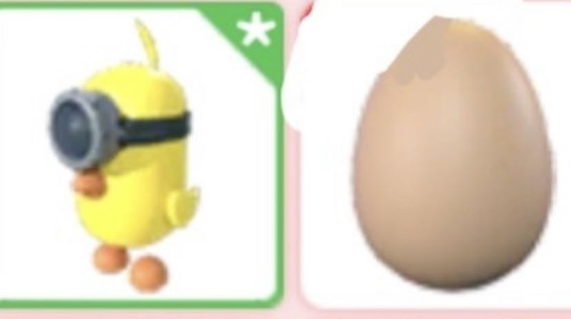 Adopt me Minion Eggs And Chicks, Video Gaming, Gaming Accessories, In ...