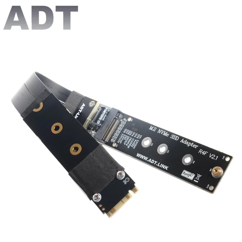 ADT-Link M.2 NVMe SSD Extension Cable 33cm, 其他, 其他 - Carousell